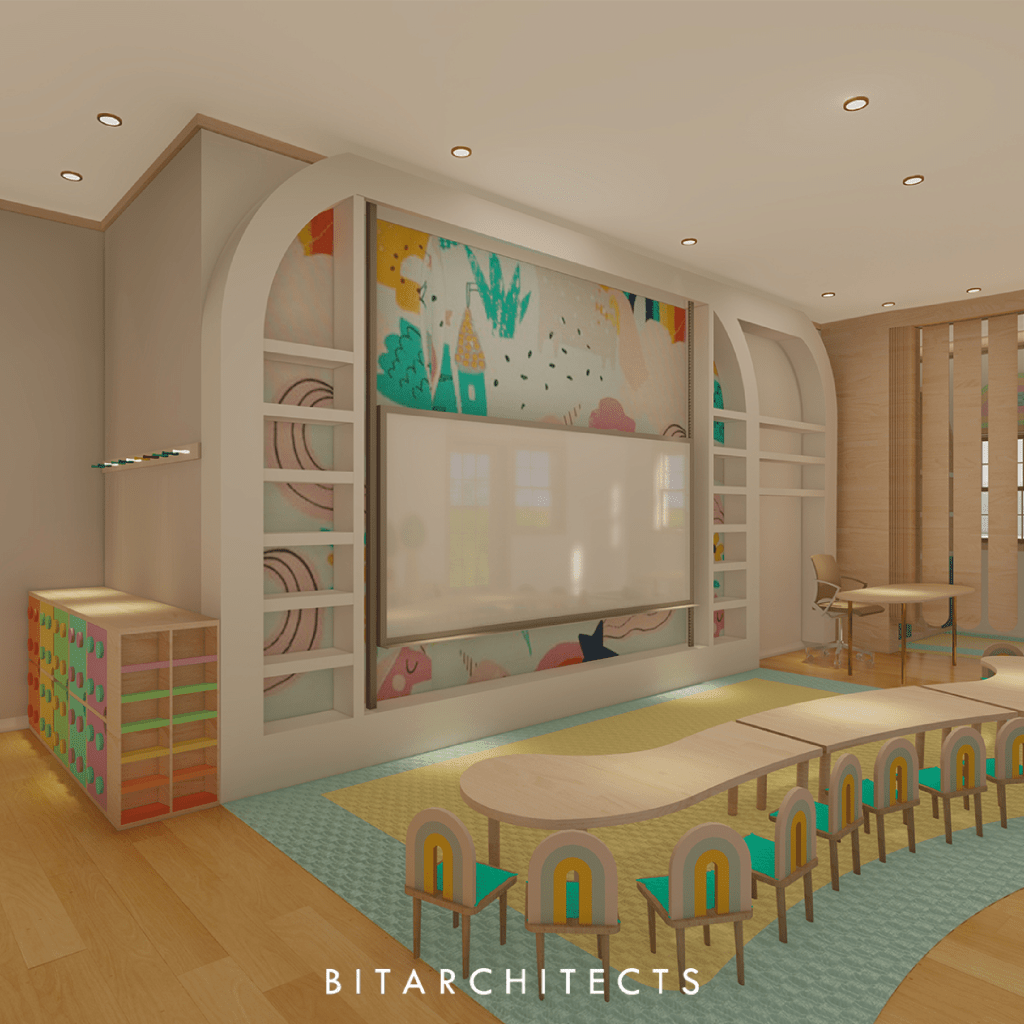 The Colorful Care: Childcare Facility Transformation - BITARCHITECTS